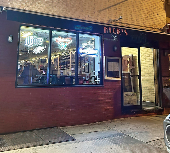 As night falls, that neon glow beckons hungry travelers like a lighthouse for the gastronomically adrift.