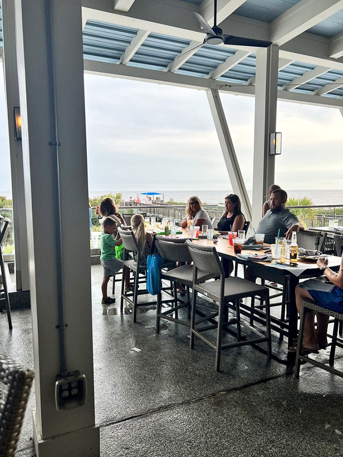 Outdoor dining with a side of sea breeze. Where the Gulf views enhance every bite and conversation flows as freely as the water.