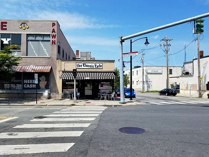 Standing proudly on its corner like it's been there forever, because in restaurant years, it practically has.
