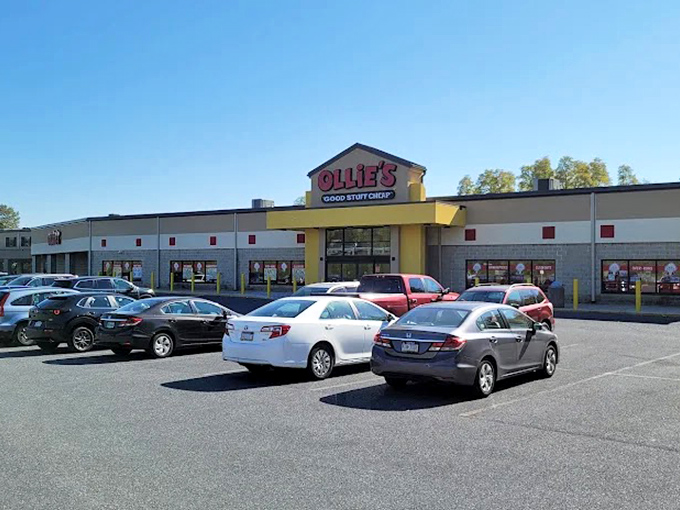 Retail paradise beckons with its unmistakable yellow and red signage. The parking lot fills early with savvy shoppers who know good stuff really can be cheap.