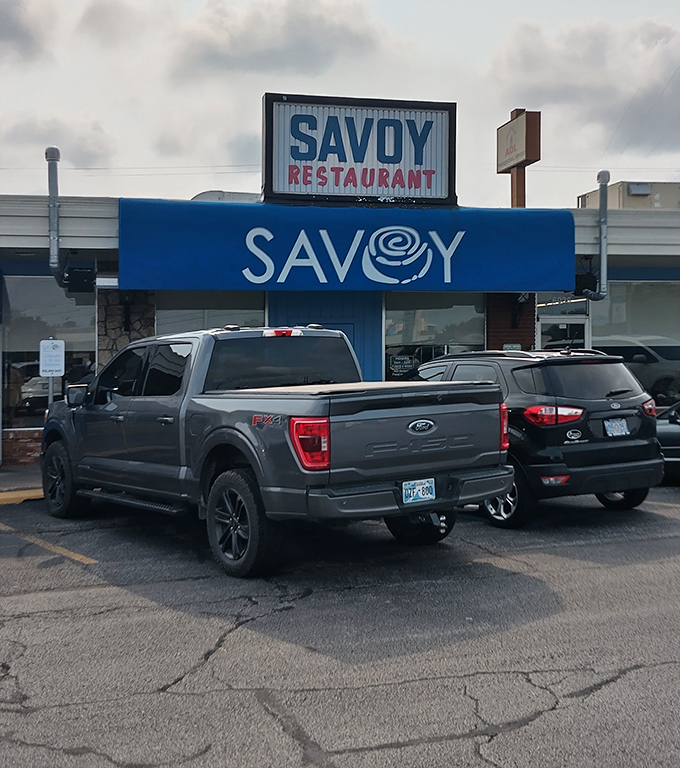A packed parking lot tells the real story &ndash; when locals line up their trucks for breakfast, you know you've found the genuine article.