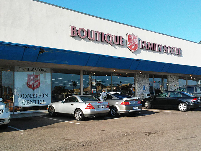 The parking lot&mdash;first stop on your thrifting adventure and last chance to wonder if your trunk has room for that unexpected furniture find.