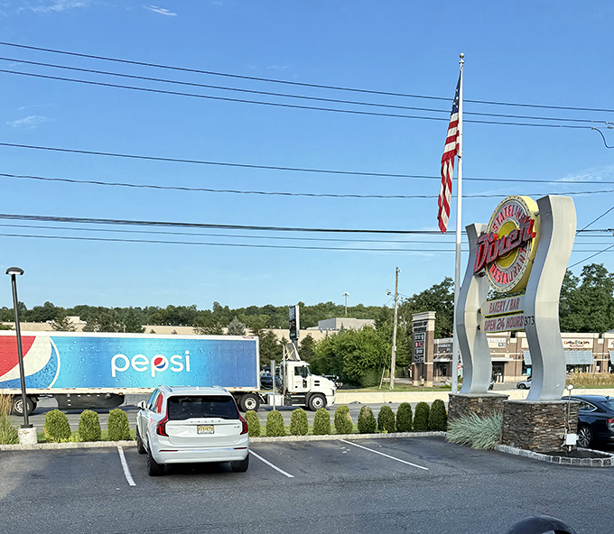 Even the parking lot has that "something special" quality &ndash; like it's saying "hurry inside, calories don't count when the food is this good."