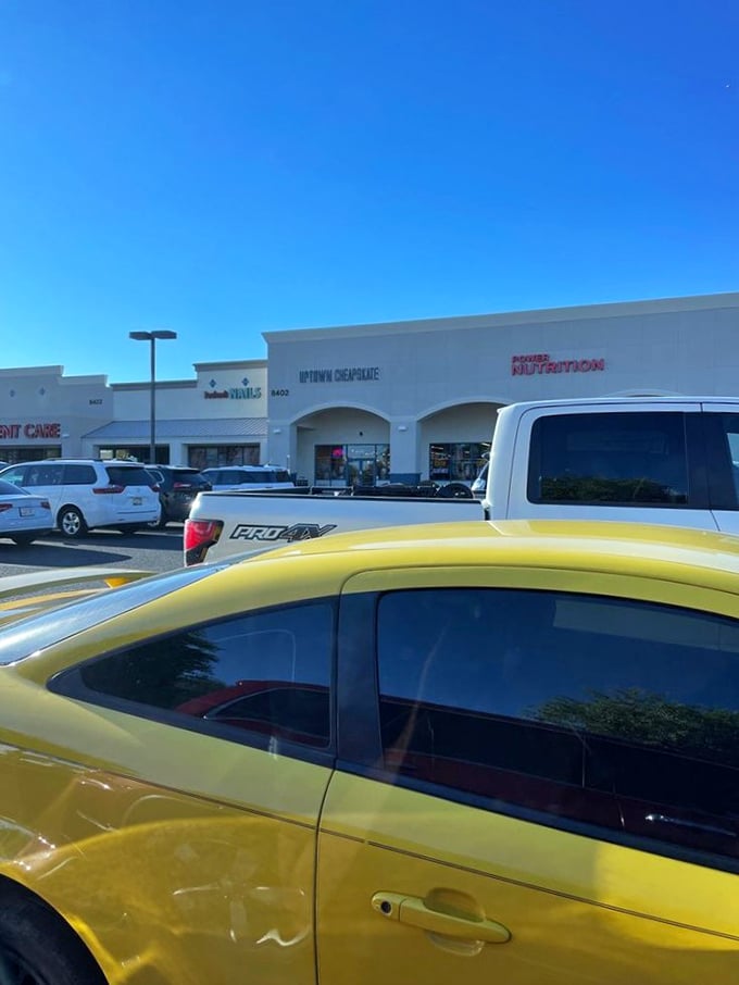 Even the parking lot screams Arizona&mdash;blindingly bright sunshine, pristine asphalt, and the promise of air-conditioned bargains inside.