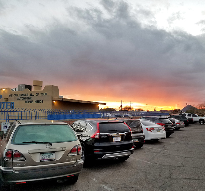 Even Arizona sunsets seem to celebrate Micha's, painting the sky in colors as vibrant as the flavors waiting inside.