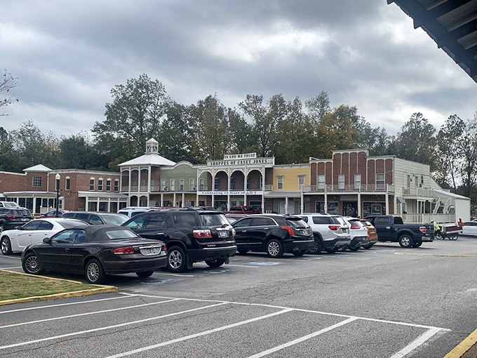 Beyond the restaurant lies Casey Jones Village, a collection of historic buildings that transport visitors to a Tennessee of yesteryear.