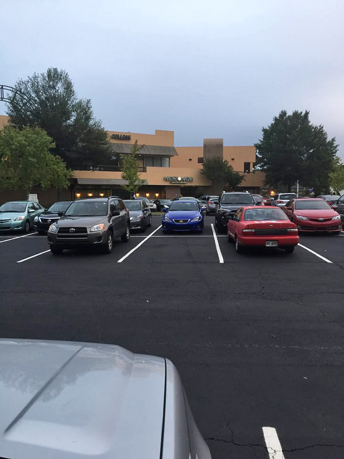 A packed parking lot &ndash; the universal sign that you've found a place worth unbuckling your belt for.