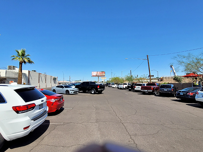 A packed parking lot&mdash;the universal sign of exceptional food. In Phoenix's dining landscape, this is the surest testament to culinary greatness.