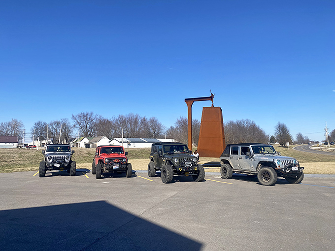 Even the parking lot view proves this attraction delivers on its promise of unforgettable roadside wonder.