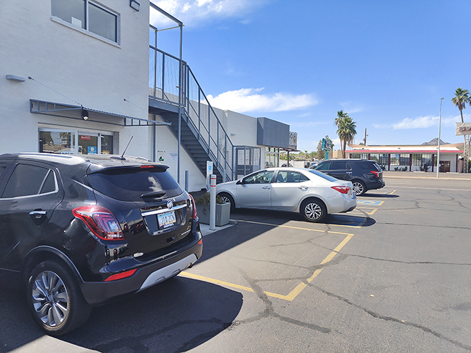 The parking lot fills quickly on sale days. Arrive early to claim your spot in this thrifting universe where one person's discards become another's discoveries.