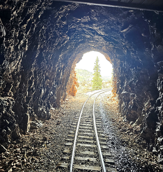 Light at the end of the tunnel isn't just a metaphor here &ndash; it's the breathtaking reality of engineering triumphing over mountain obstacles. 