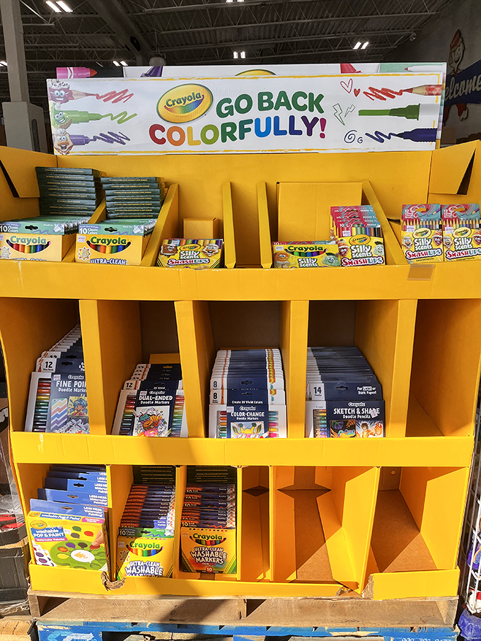 Back-to-school shopping that won't require a second mortgage. Crayola supplies ready to unleash creativity without coloring your budget red.