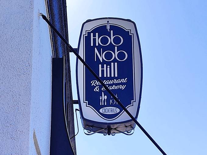 The signage promises restaurant and bakery&mdash;a two-for-one deal that your stomach will absolutely appreciate and remember.