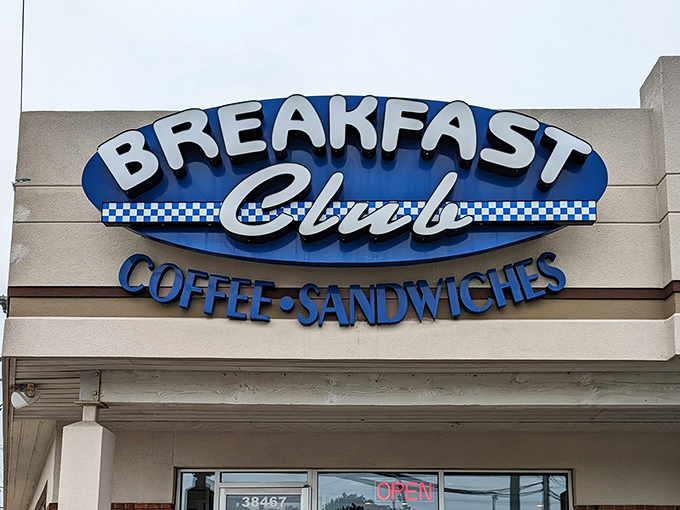 That blue oval sign isn't just restaurant identification&mdash;it's a landmark, a destination, a siren call to all who appreciate the art of proper breakfast.
