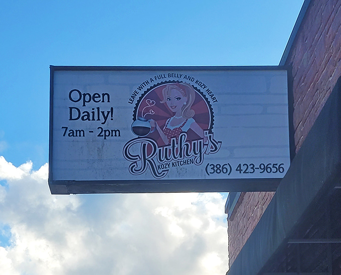 The sign says it all: "Leave with a full belly and happy heart." In the restaurant business, there's no better mission statement.