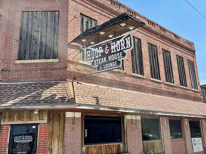 That sign has been beckoning hungry travelers like a lighthouse for lost appetites since who knows when.