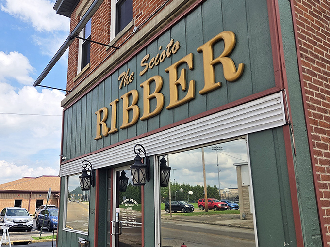 The iconic signage stands as a landmark for hungry travelers&mdash;a North Star guiding meat enthusiasts to their delicious destination. 
