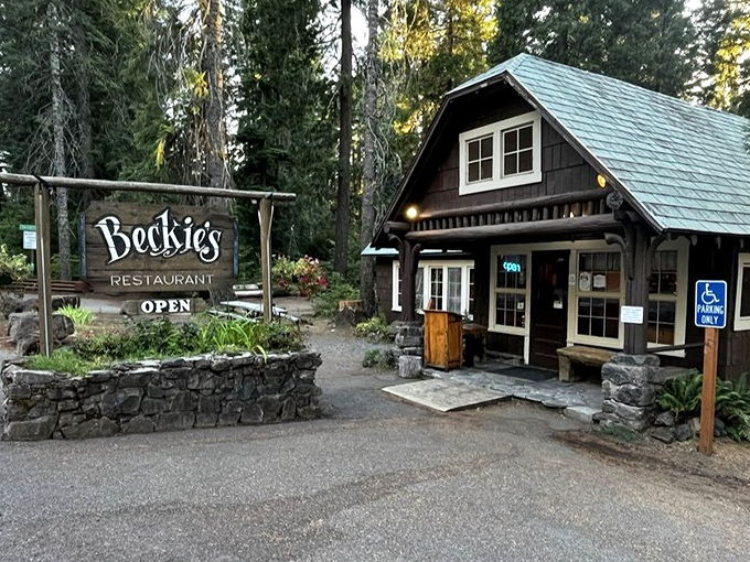 The sign that's launched a thousand detours and zero regrets along Highway 62.