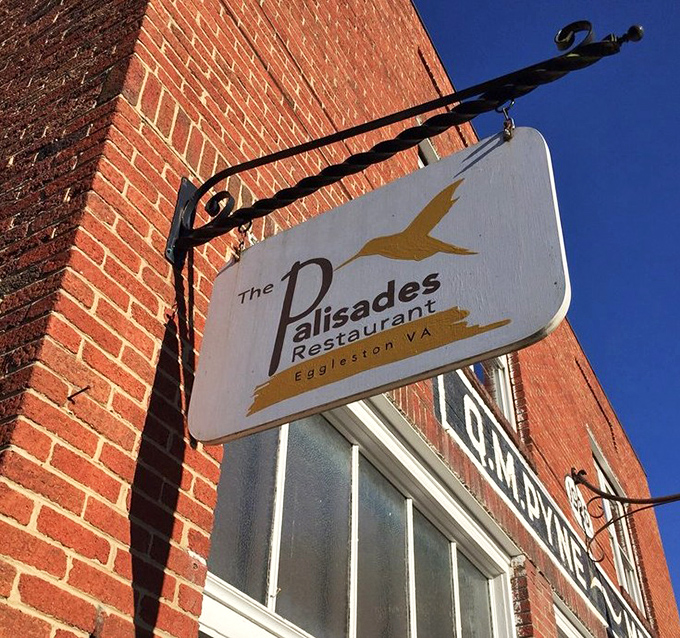 The sign that started a thousand road trips &ndash; simple, understated, and hiding the best steak secret in Virginia.