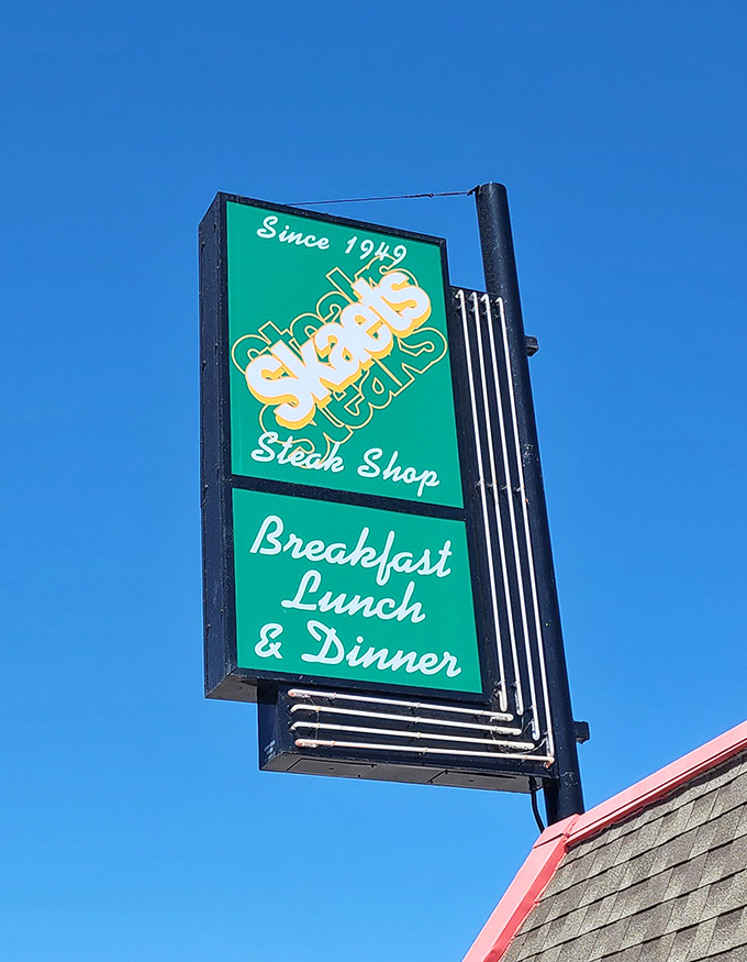 Since 1949 says the sign, and suddenly everything makes sense. Some places don't survive decades by accident&mdash;they earn their legacy one plate at a time. 