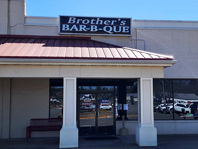 The sign that beckons hungry travelers off the highway and into one of Kentucky's best-kept culinary secrets.