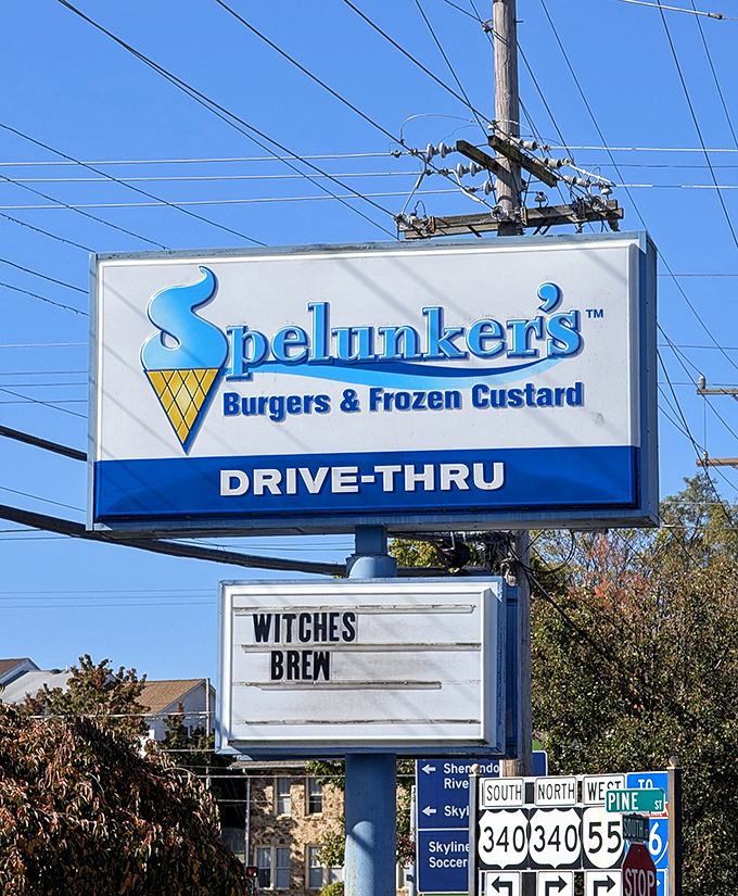 The sign says it all: "Burgers & Frozen Custard"&mdash;a six-word poem that perfectly captures the essence of happiness in Front Royal.