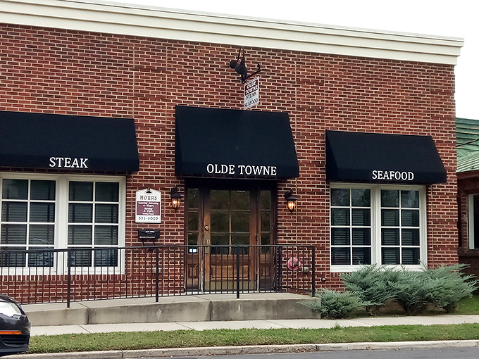 The exterior signage announces its purpose with straightforward confidence. No gimmicks needed when your reputation for quality speaks volumes.