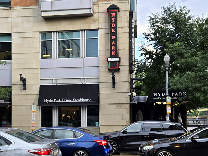 Hyde Park's downtown location makes it the perfect pre-game or post-show destination, where the steaks are as impressive as the building they're served in.