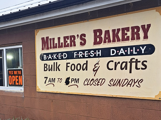 The sign says it all &ndash; "Baked Fresh Daily." Four simple words that explain why people drive for hours just to stand in line here.