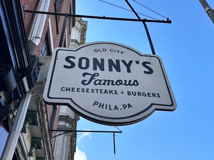 The sign that launched a thousand road trips. Simple, straightforward, and promising exactly what hungry travelers seek.