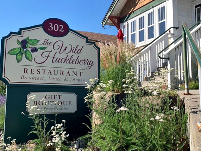 The sign that's launched countless breakfast pilgrimages. That illustrated huckleberry isn't just a logo&mdash;it's a promise of Northwest flavor.