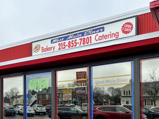 The sign proudly announces not just a diner but a bakery and catering service&mdash;a triple threat of deliciousness serving Lansdale seven days a week.