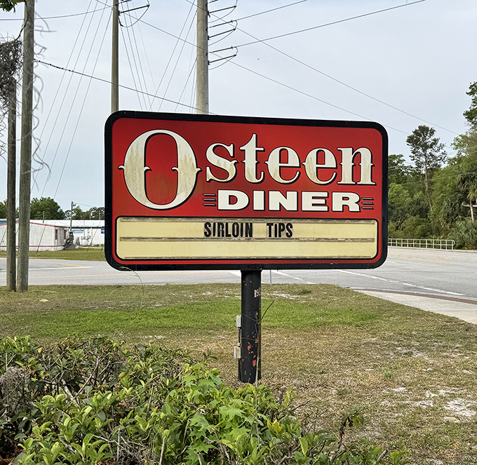 The sign that's become a beacon for comfort food pilgrims. Like a lighthouse guiding hungry travelers to safe, delicious harbor.