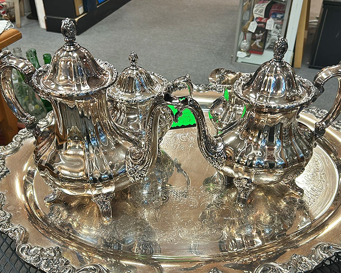 A silver tea service fit for Downton Abbey &ndash; because sometimes your Earl Grey deserves better than a mug with a corporate logo.