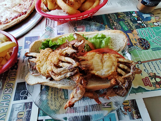 15. soft shell crab po boy