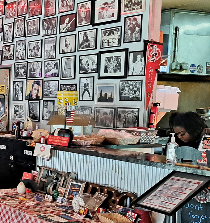 The counter staff &ndash; guardians of the smoker and keepers of the flame. Behind those photos of music legends are the real rock stars of Real Smoq'ed.