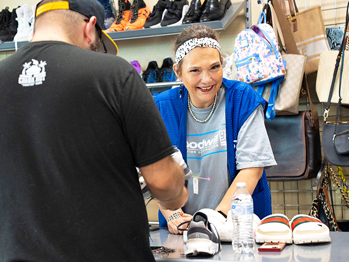 The heart of Goodwill&mdash;where friendly staff turn your purchases into opportunities for job training and community support.