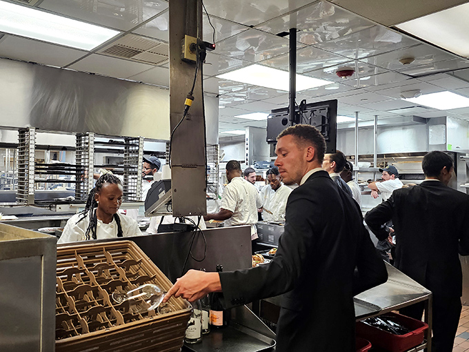 The staff moves with practiced efficiency, each person a vital part of the culinary orchestra that makes Bern's symphony of flavors possible.