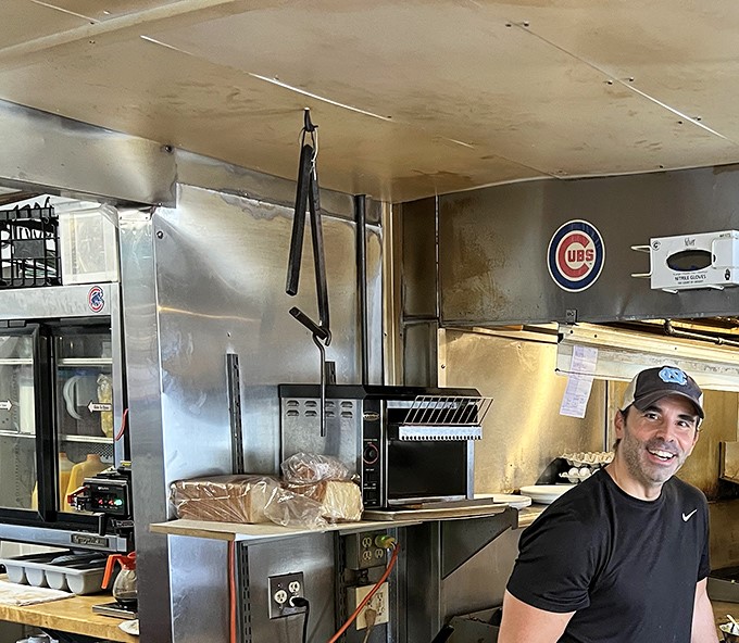 The kitchen reveals the beating heart of breakfast magic. The equipment may be standard, but what comes off those grills is anything but ordinary.