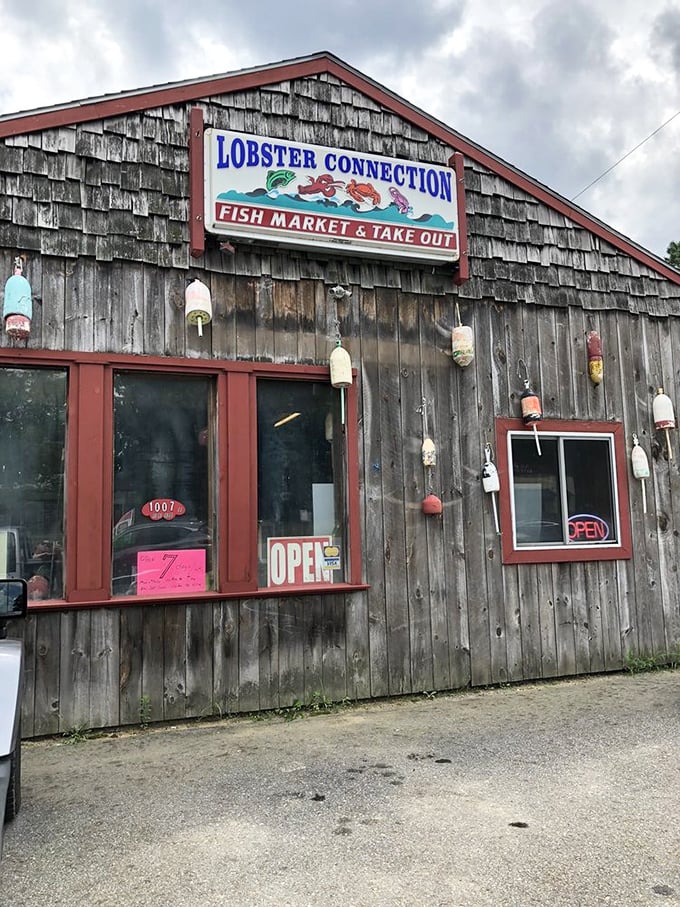 That sign isn't just advertising a restaurant&mdash;it's a beacon for seafood pilgrims seeking the real New England experience.
