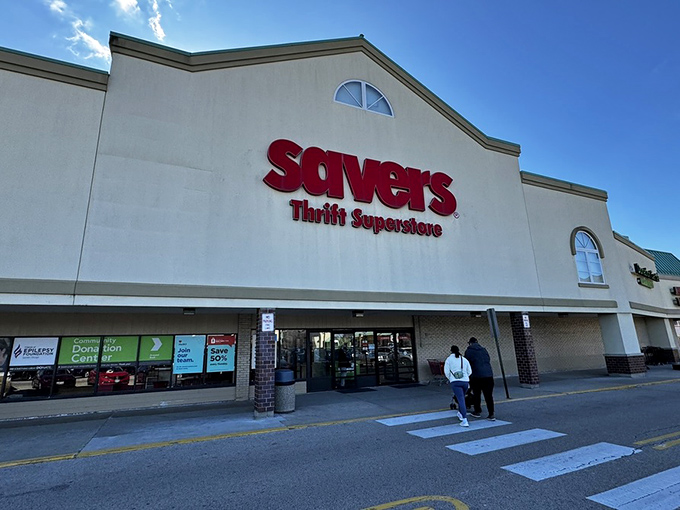 Savers welcomes bargain hunters with its iconic red signage&mdash;a beacon of hope for the frugal fashionista and the environmentally conscious consumer alike.