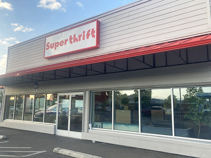 The welcoming storefront with its simple "SuperThrift" sign belies the treasure trove within&mdash;like finding out that mild-mannered neighbor used to tour with a rock band.