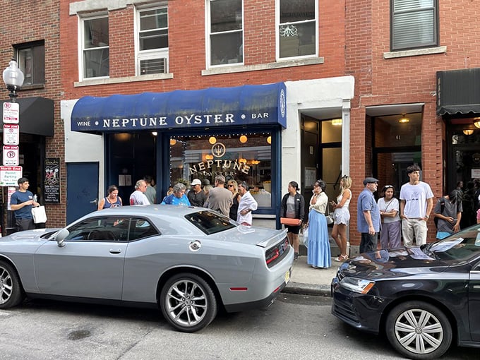 The crowd spills onto Salem Street because word gets around fast when somewhere consistently serves food this exceptionally, undeniably good.