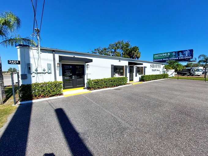 The exterior view reveals the full scope of this treasure trove &ndash; Florida's answer to Aladdin's cave, minus the need for magic lamps.