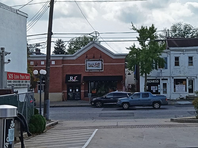 Nestled among Westminster's charming streetscape, RockSalt Grille stands as a beacon for seafood pilgrims. 