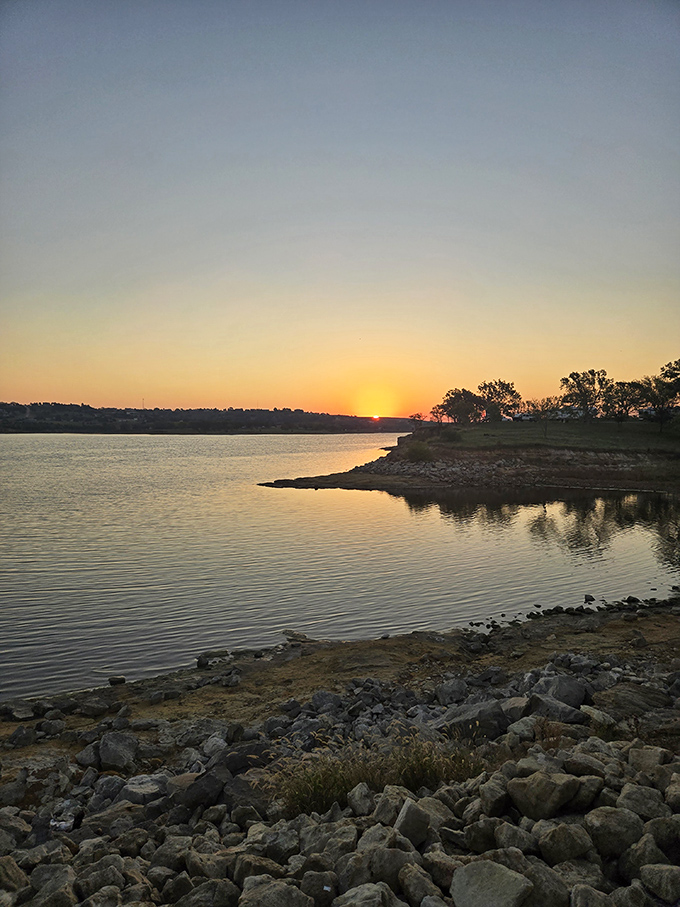 Sunsets at Wilson State Park perform a daily magic show, turning water to gold and making you believe in perfect endings.