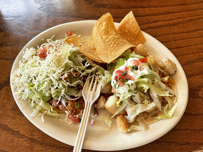 Super tacos living up to their superhero name&mdash;saving you from hunger with their cape of shredded lettuce and cheese.