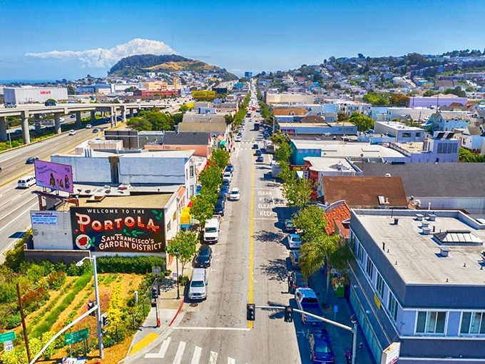 From above, Portola reveals itself as a perfect grid of possibility, surrounded by nature's bounty instead of concrete sprawl.