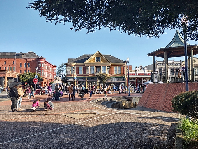 The heart of Old Town buzzes with community life, proving that affordable small towns can deliver big on quality of life.