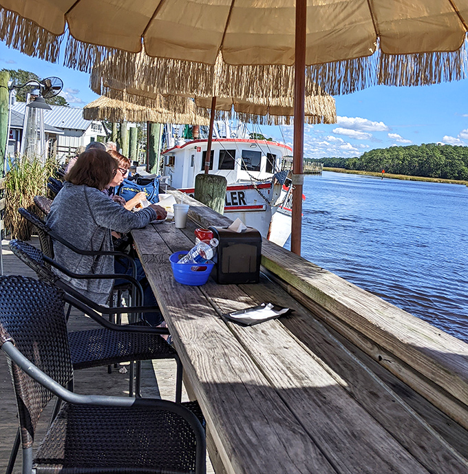 Waterfront dining that reminds you why people fall in love with coastal Carolina. The view's free, but it's worth a million.